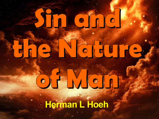 Sin and the Nature of Man