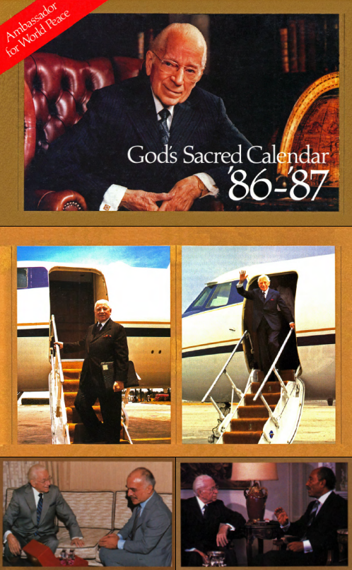 God’s Sacred Calendar 86-87 – Worldwide Church of God – Booklet ...