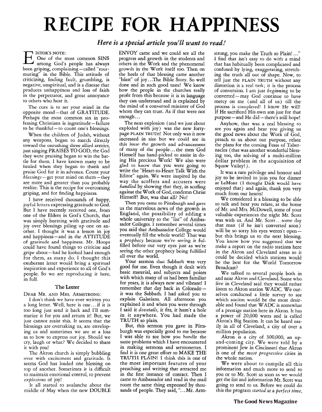 Simple Recipe For Happiness National Enquirer - Banana-breads.com